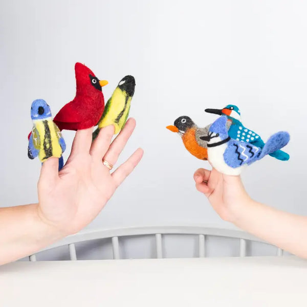 Felt Bird Finger Puppets by The Winding Road – North and Shore