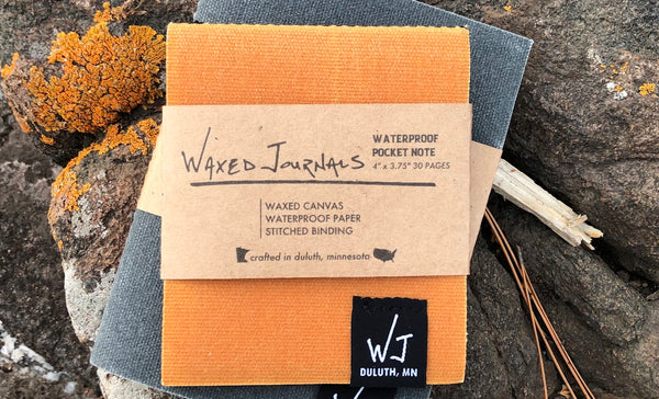 Waterproof Pocket Note by Waxed Journals – North and Shore